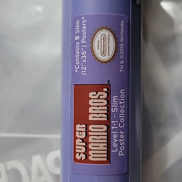 Nintendo | Art | Super Mario Bros Level 1 Slim Poster Collection 15 ...